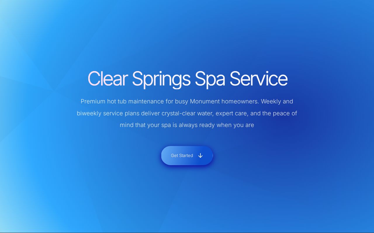 Clear Springs Spa Service